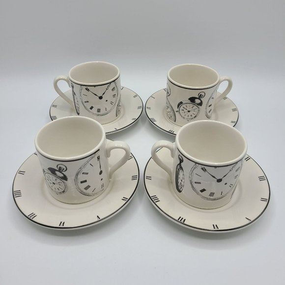 Signature Housewares | Dining | Riviera Van Beers Clock Espresso Set ...